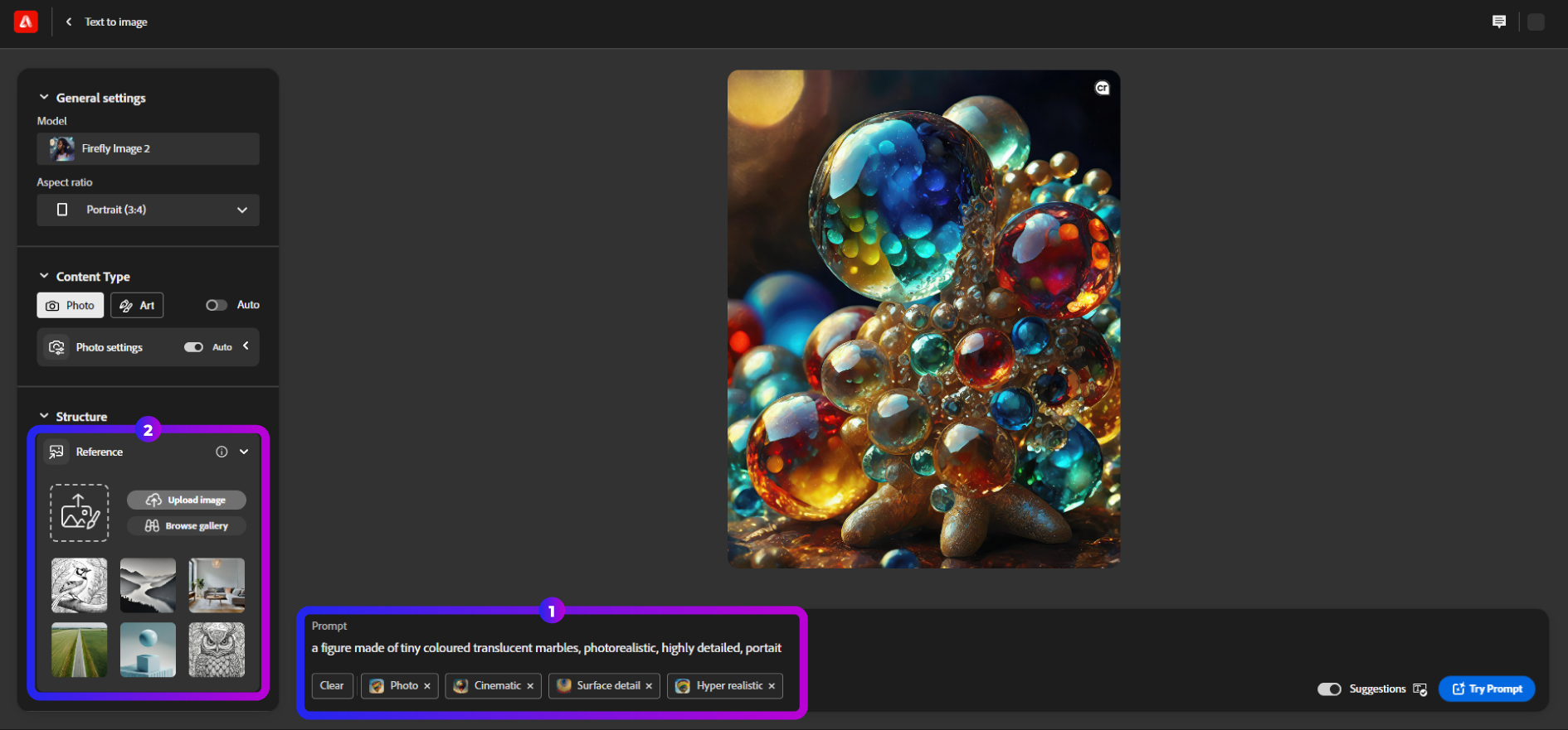 Exploring Adobe Firefly's Structure Reference Feature