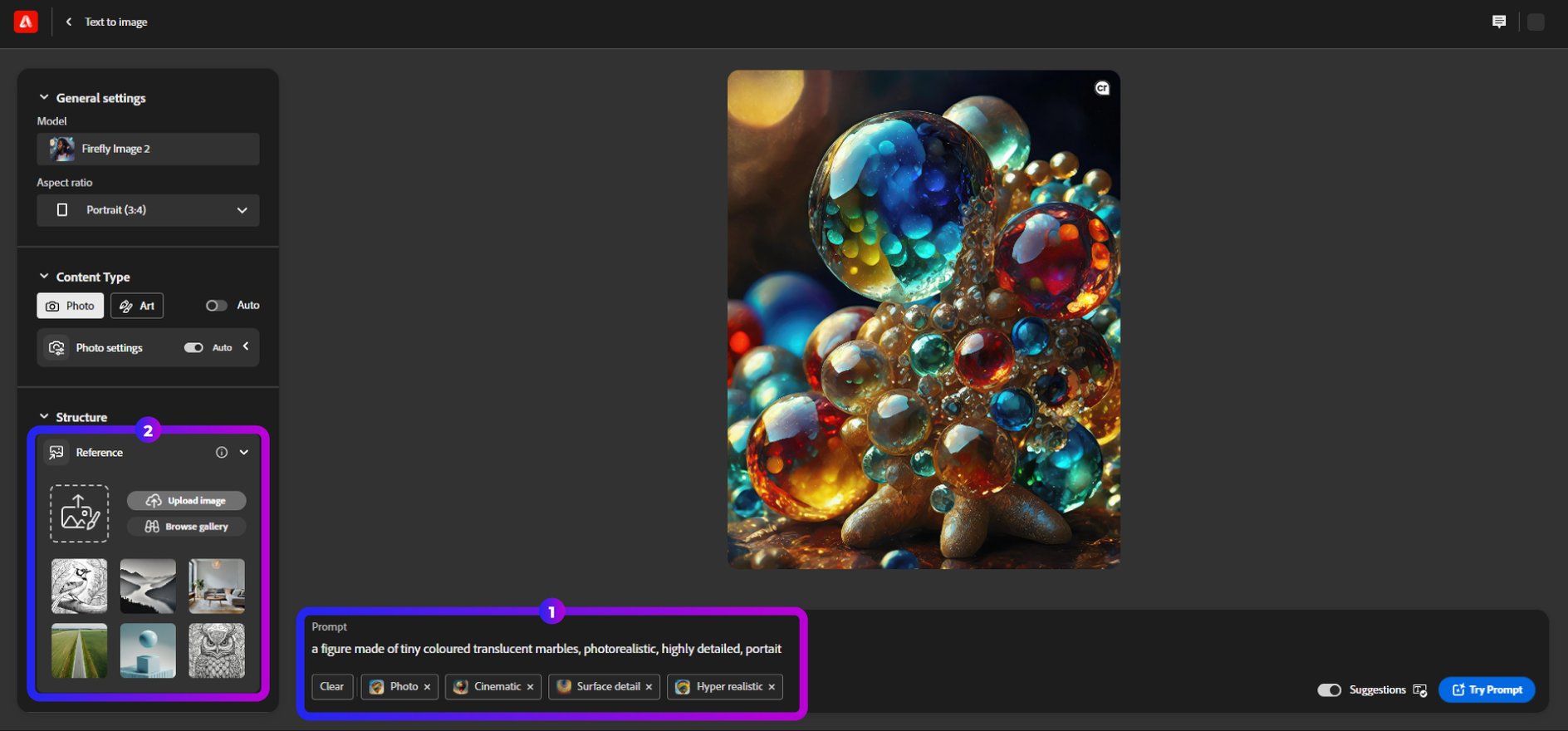 Exploring Adobe Firefly's Structure Reference Feature