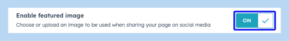 How to set Featured Images in HubSpot Content Hub websites